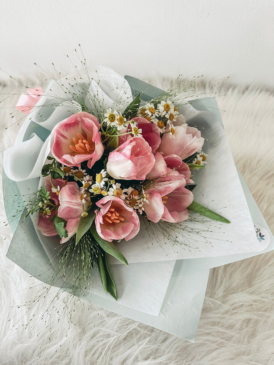 Fiona- Pink Tulips – The Flower Tale